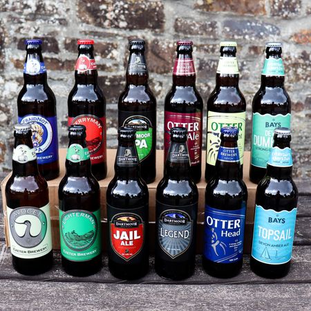 Devon Dozen Ales Hamper | 12 Real Ales | Otter Exeter Bays Brewery Gift