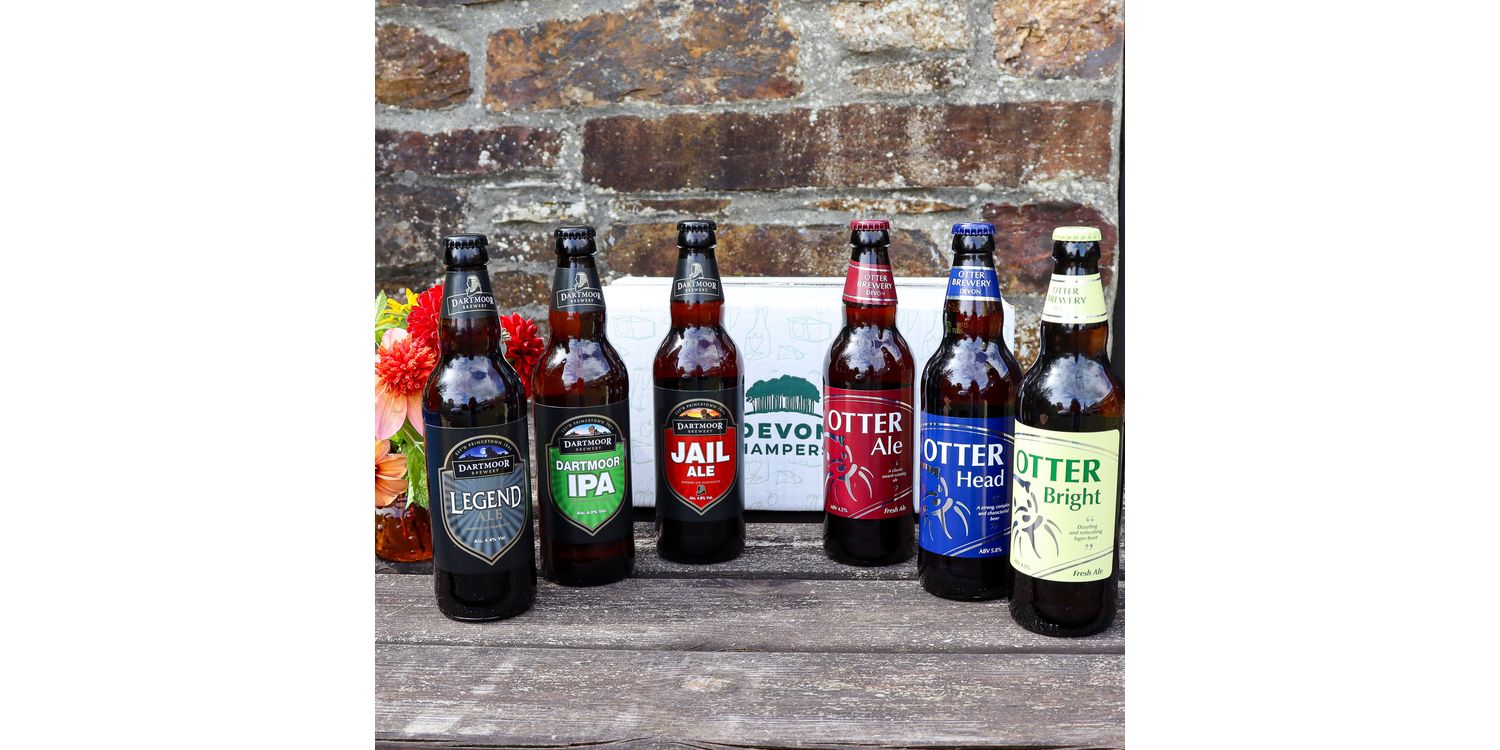 Devon Craft Ale Gift Hamper - 6 Local Brewery Beers | Perfect Gift