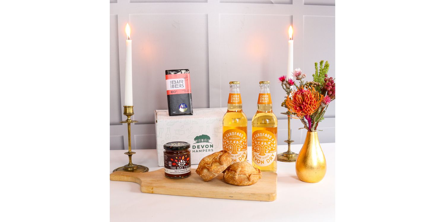 Devon Dad's Delight Hamper | Artisan Pork Pies, Traditional Cider ...