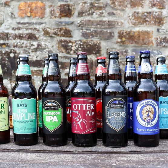 Devon Dozen Ales Hamper | 12 Real Ales | Otter Exeter Bays Brewery Gift